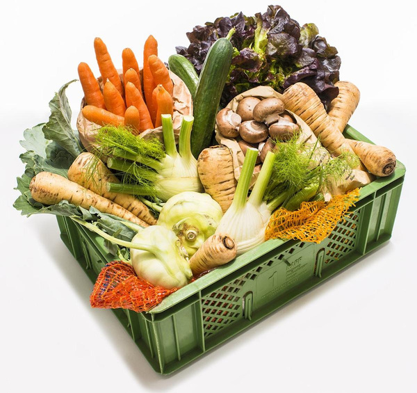 Regionale Kiste single + Obst - Die rollende Gemüsekiste